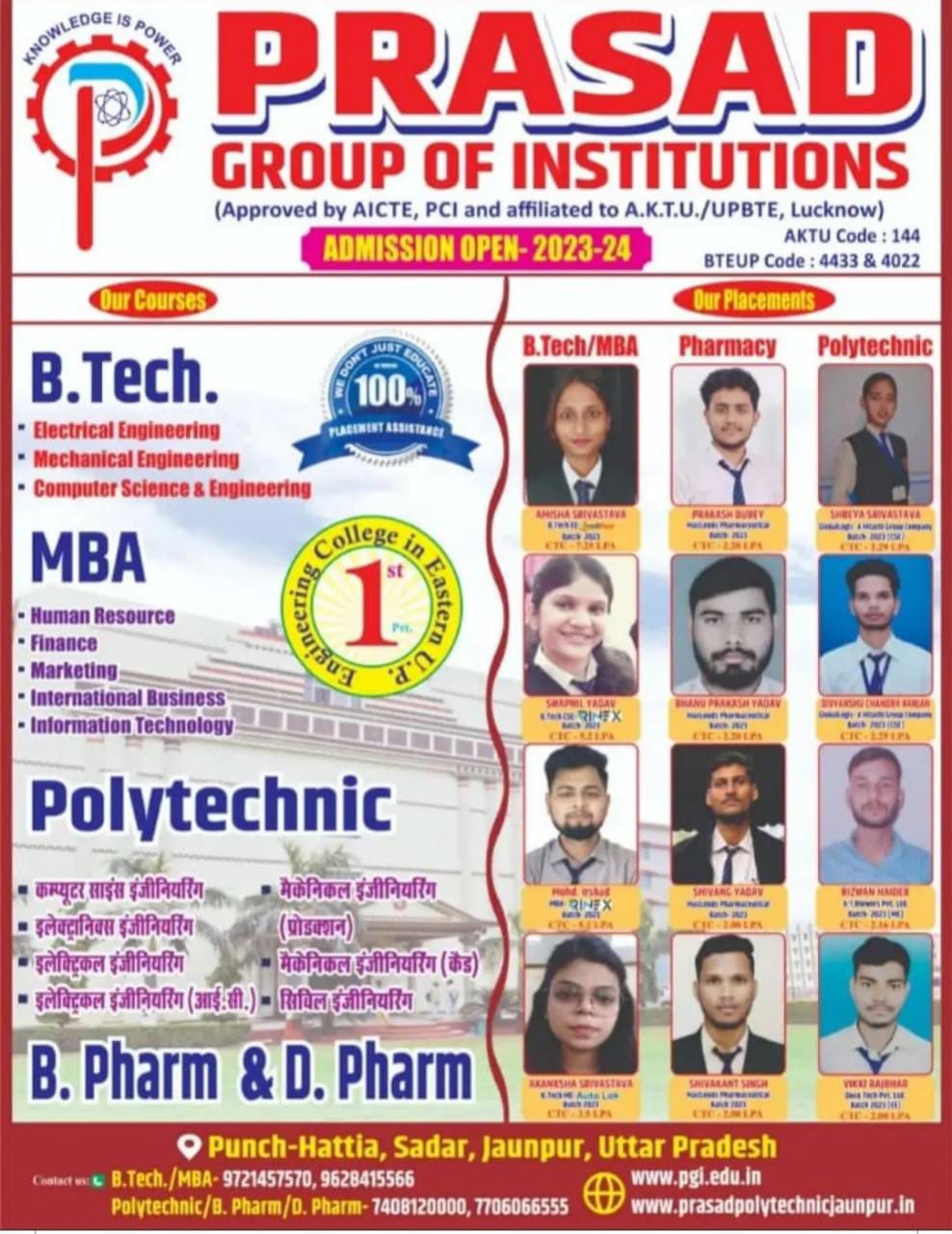 PRASAD POLYTECHNIC, JAUNPUR